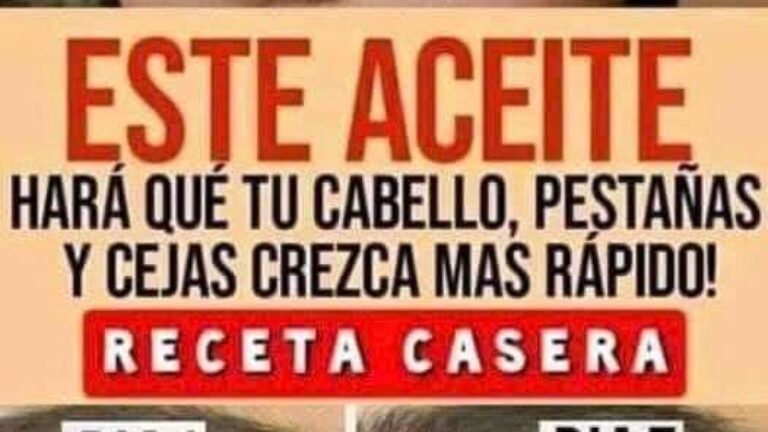 SABIAS QUE ESTE ES EL MEJOR ACEITE para hacer crecer tu cabello, cejas y pestañas. Si te ...